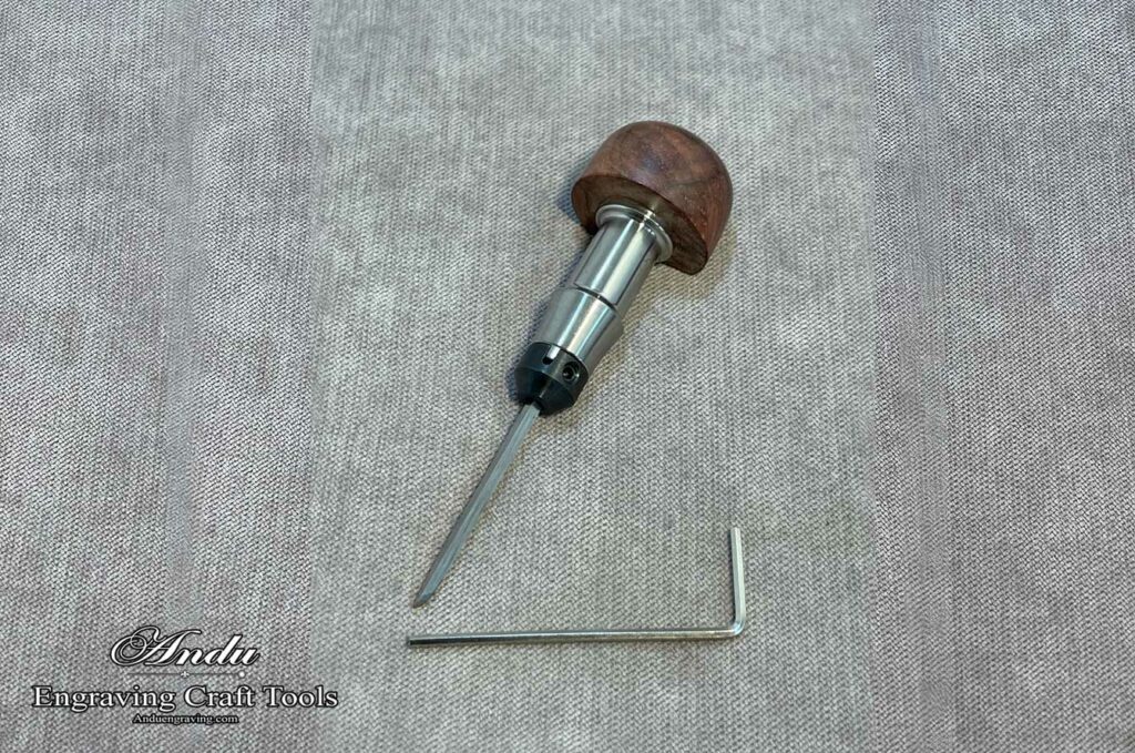 Hand push engraving quick change (QC) manual graver handle pack of 1 ...