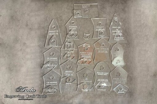 Graver Templates For Sharpening Gravers Full Kit Of 15 Set - Andu Air ...