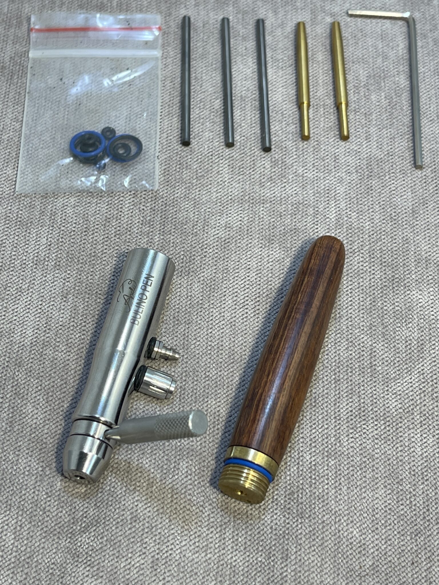 Bulino pen, tools for DOT on metal combined with sculpture - Andu Air ...